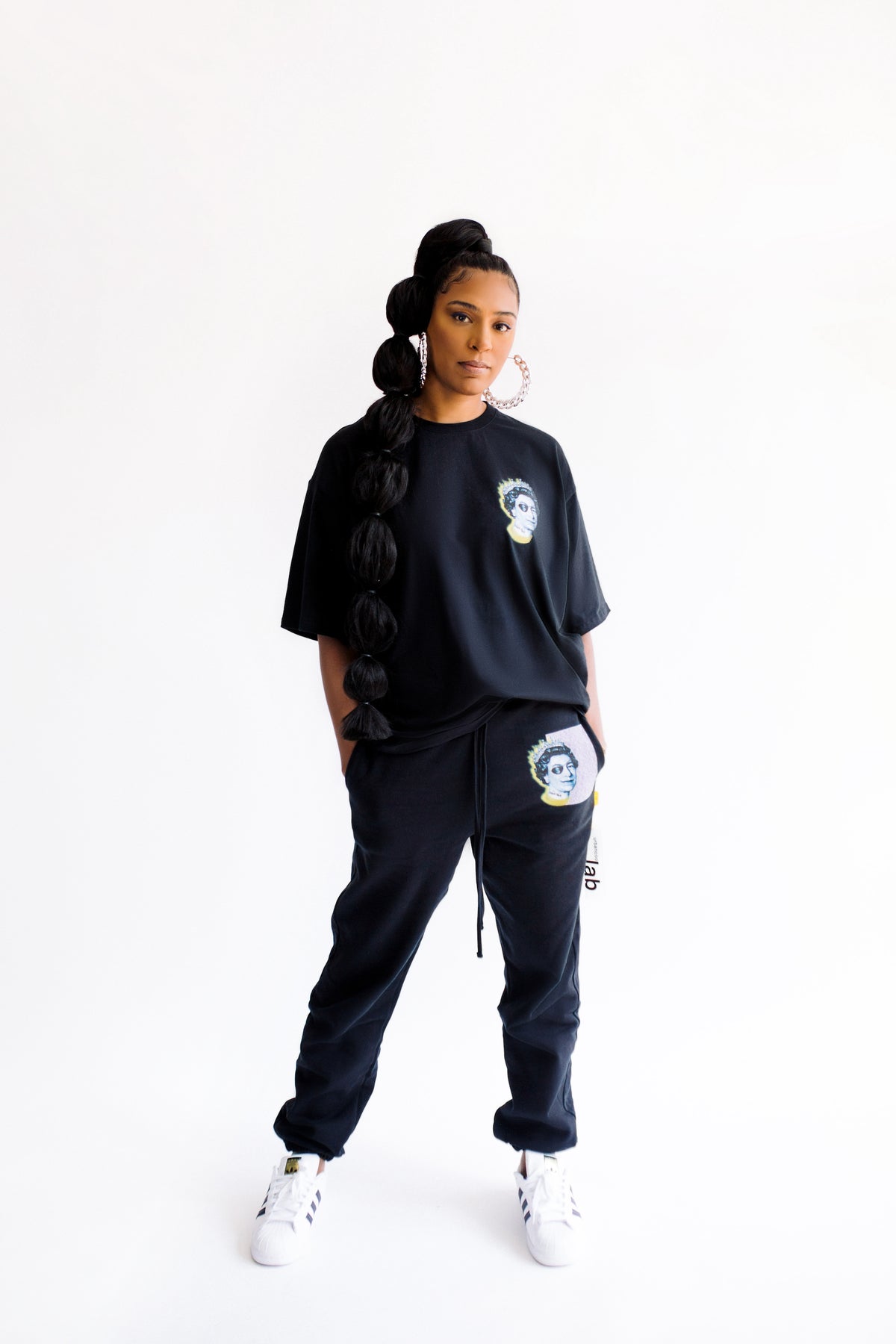 Slick Rick - The Crown Collection Dropshoulder T-Shirt (Black) – urbancoolx