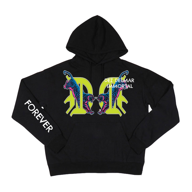 Dez Delmar Double Tiger Hoodie (Black) – urbancoolx