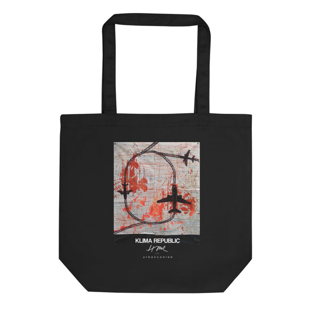 Planes Tote Bag (Black) – urbancoolx